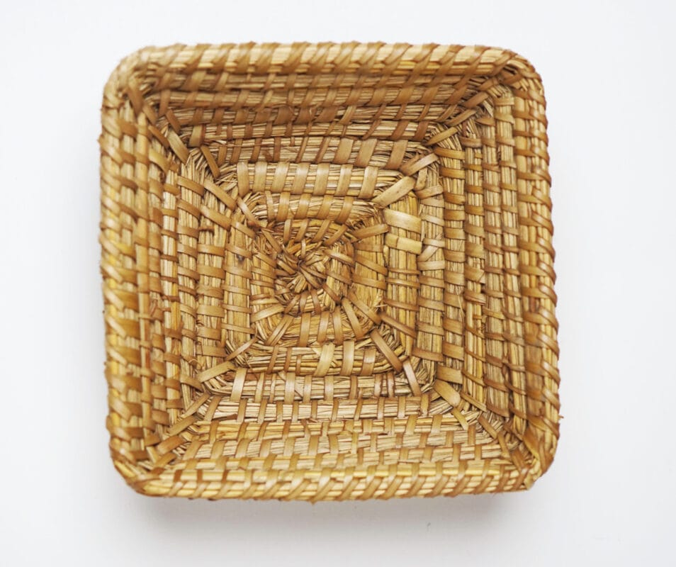 Cane Multipurpose Square Basket (medium) - BOHO Bangladesh Store