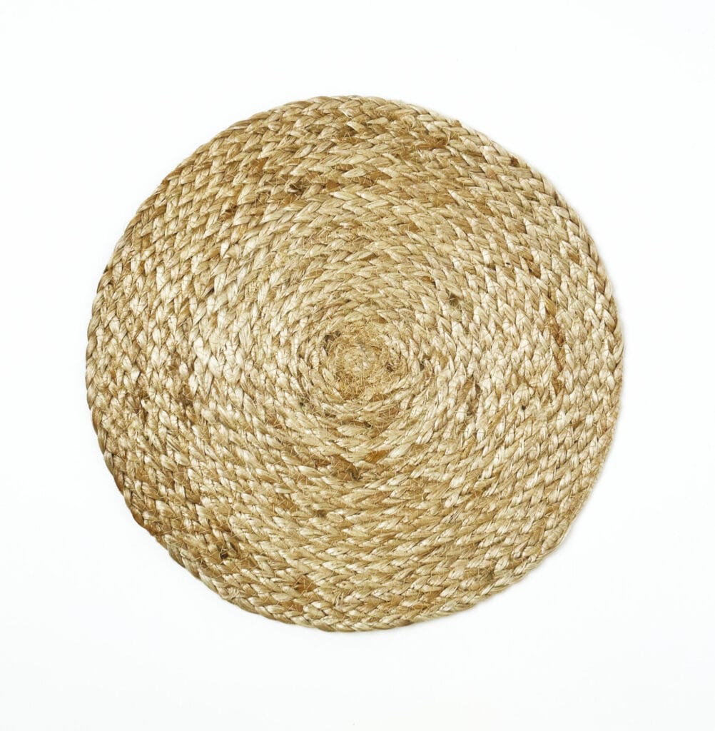Jute Placement Mat - Natural (set of 2) - BOHO Bangladesh Store